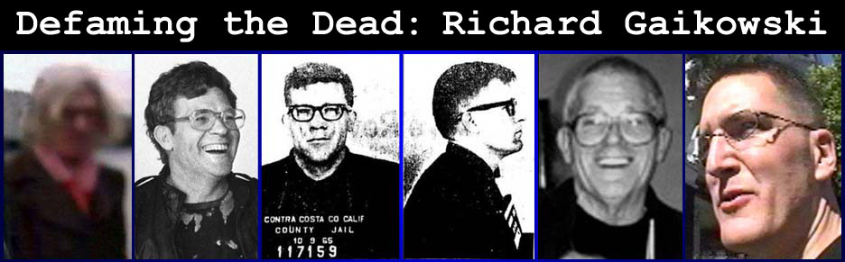 Zodiac Killer - RICHARD GAIKOWSKI